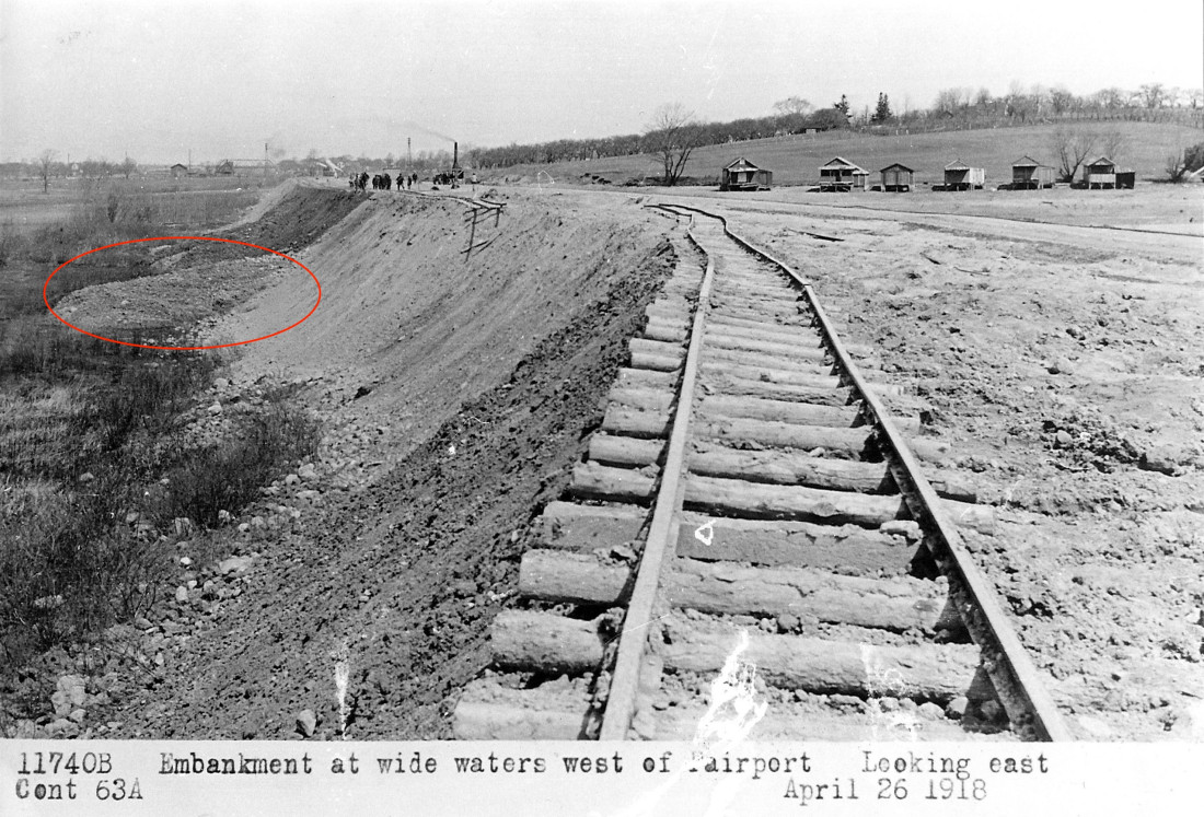 The Oxbow Lake Embankment Dam in Perinton – 1918 vs 2018 Comparison